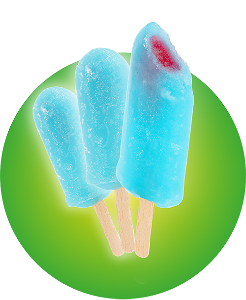 Blue Raspberry & Strawberry Slime Lolly - Toxic Waste Treats